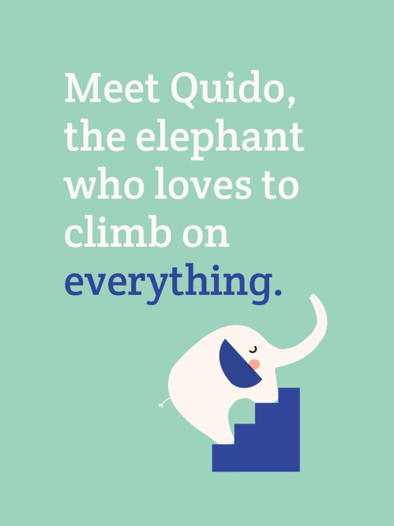 Meet Quido, the elephant! – Scrollino®