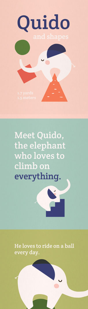 Meet Quido, the elephant! – Scrollino®